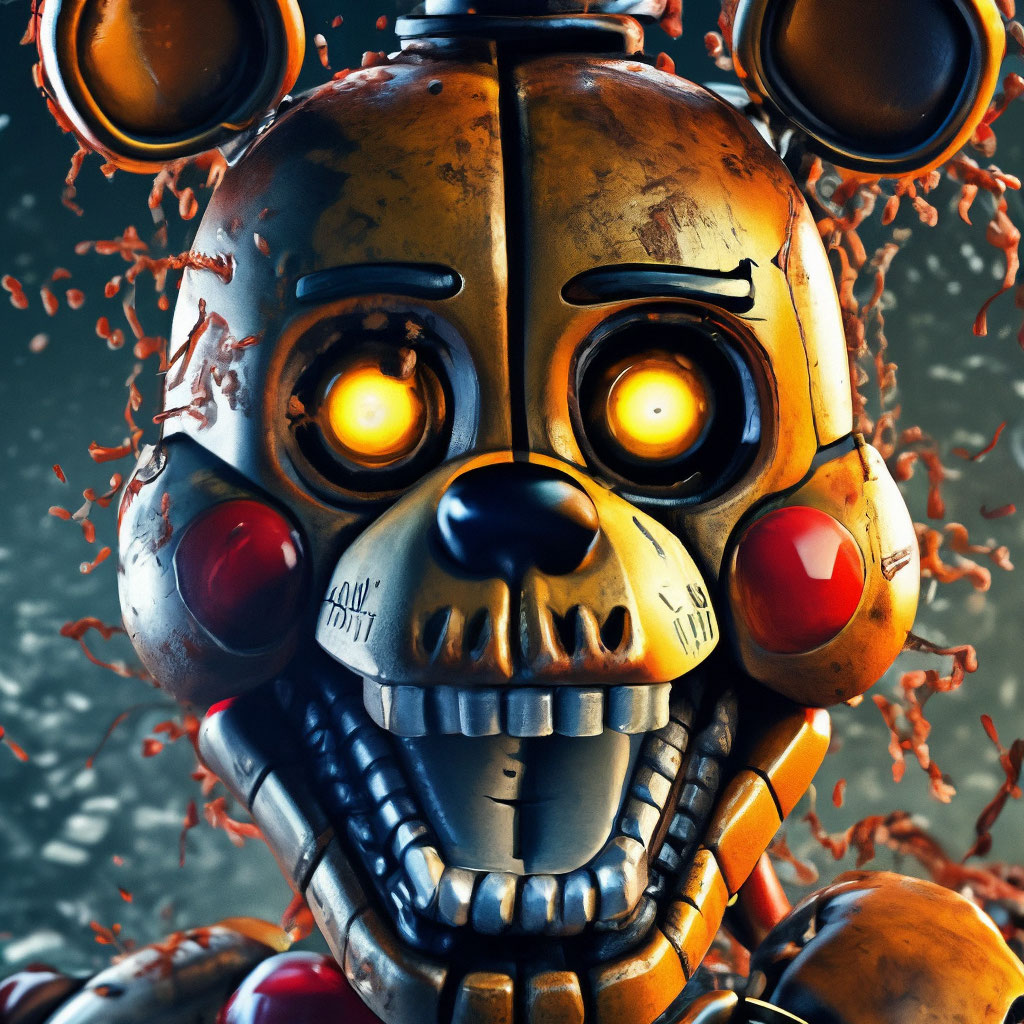 "Fnaf screamer 3" — image created in Shedevrum