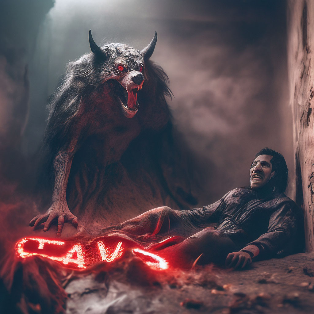 "Strigoi wrote "welcome to Hell" on the wall, there is a werewolf lying ...