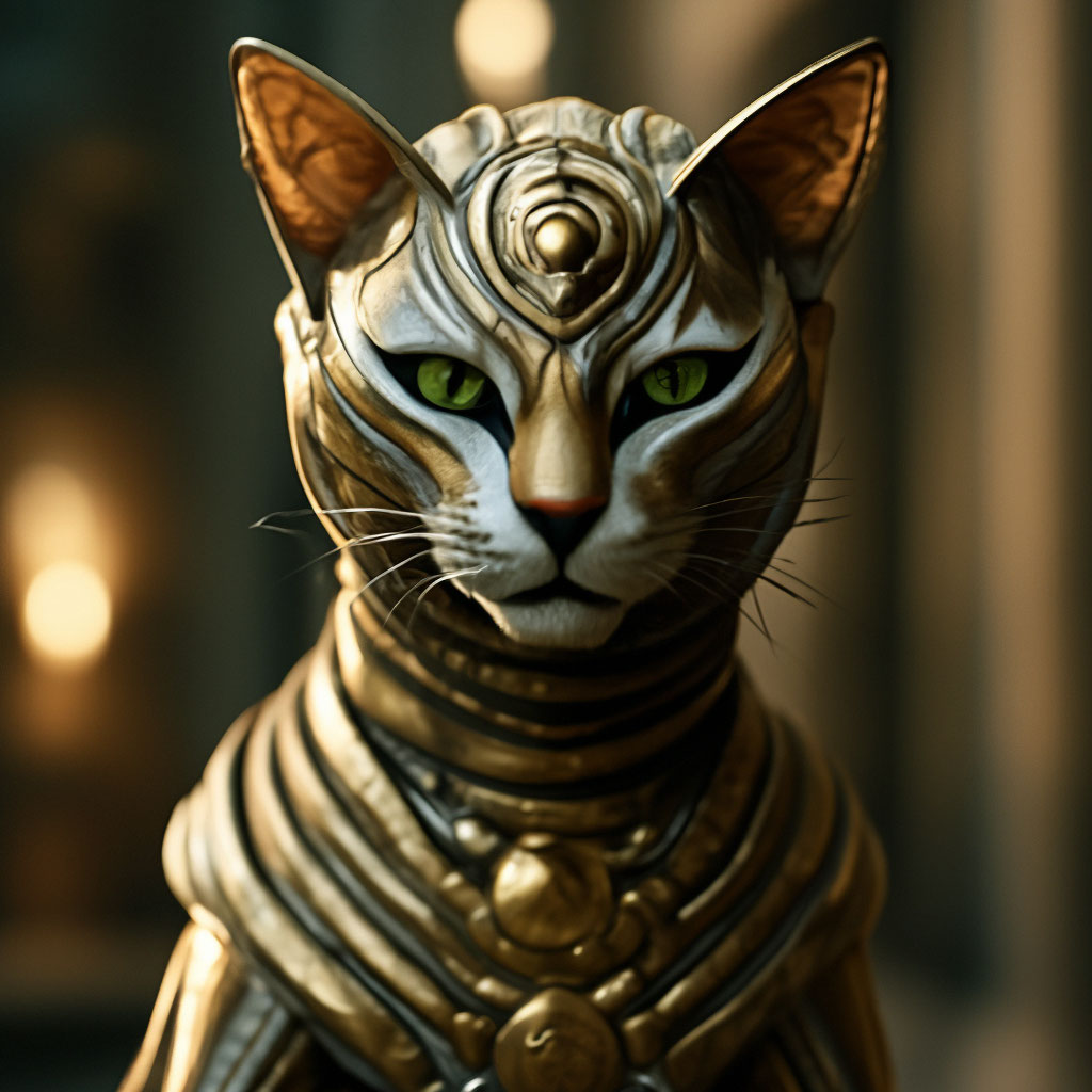 "The mummy cat" — image created in Shedevrum