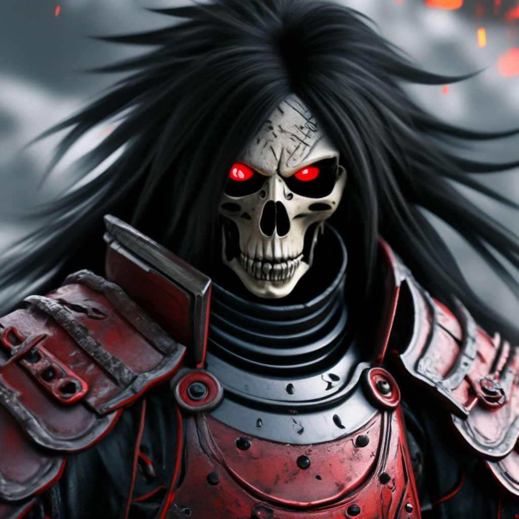 "Uchiha Madara skeleton, Sharingan, Japanese armor, epic, beautiful ...