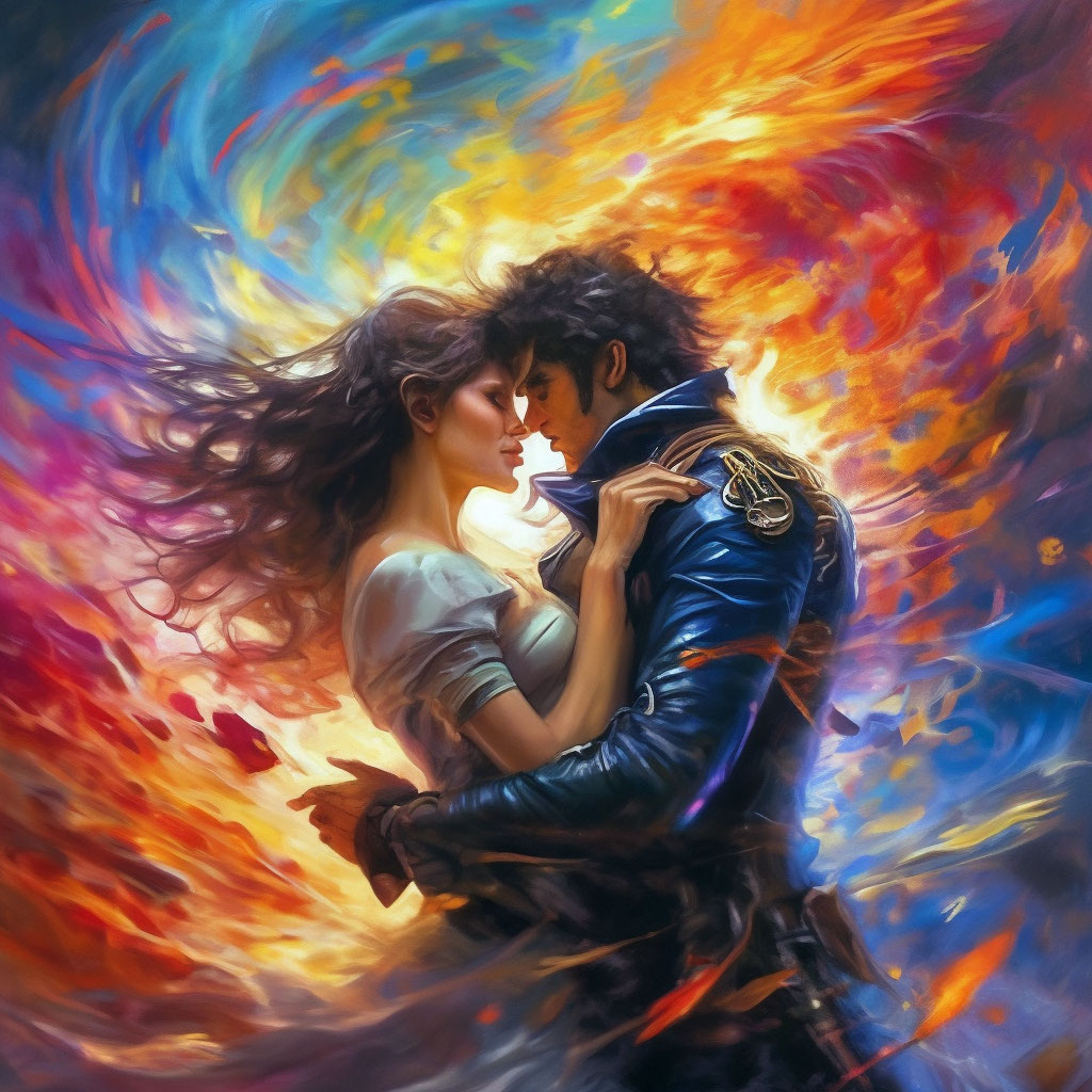 "Show me passion, emotions, feelings, desire, a storm of colors ...