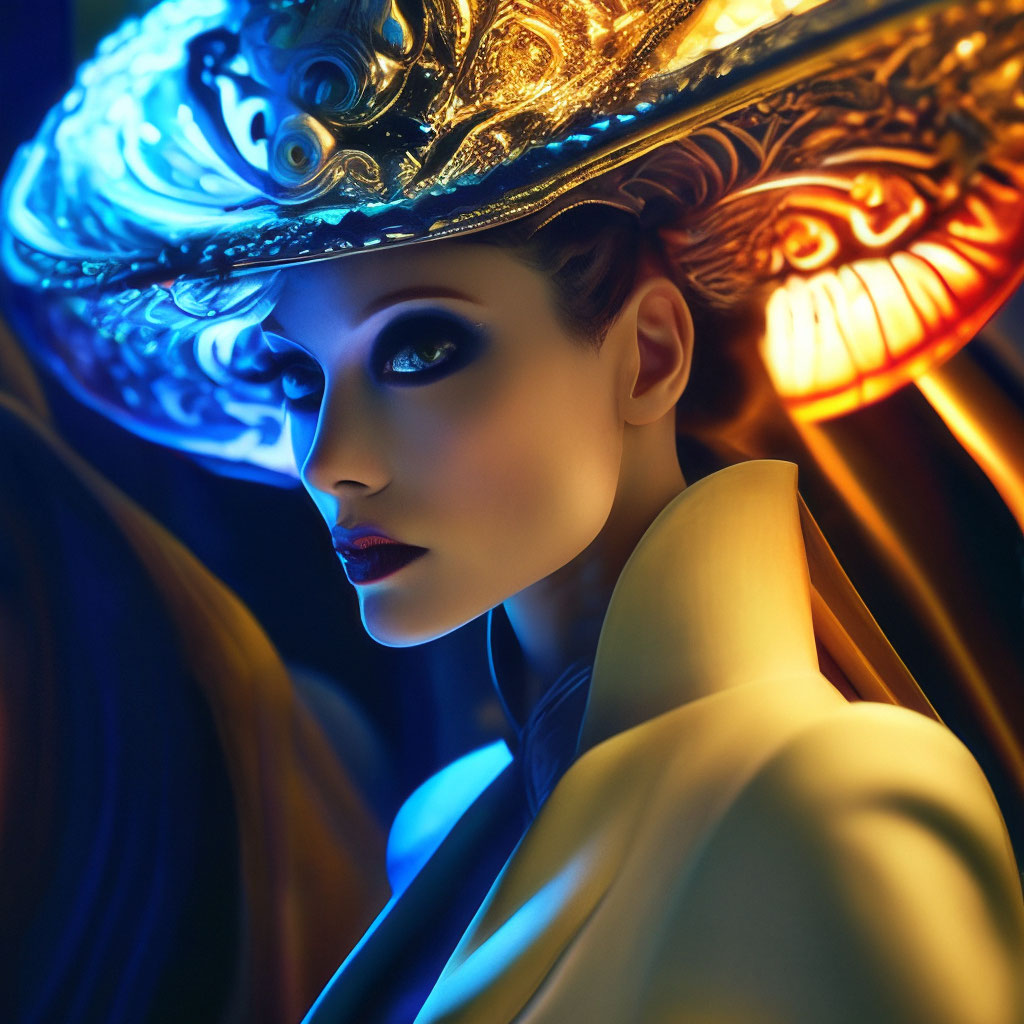 "Raw photo, Victorian style, Coco Rocha,remix,colorful,high fashion ...