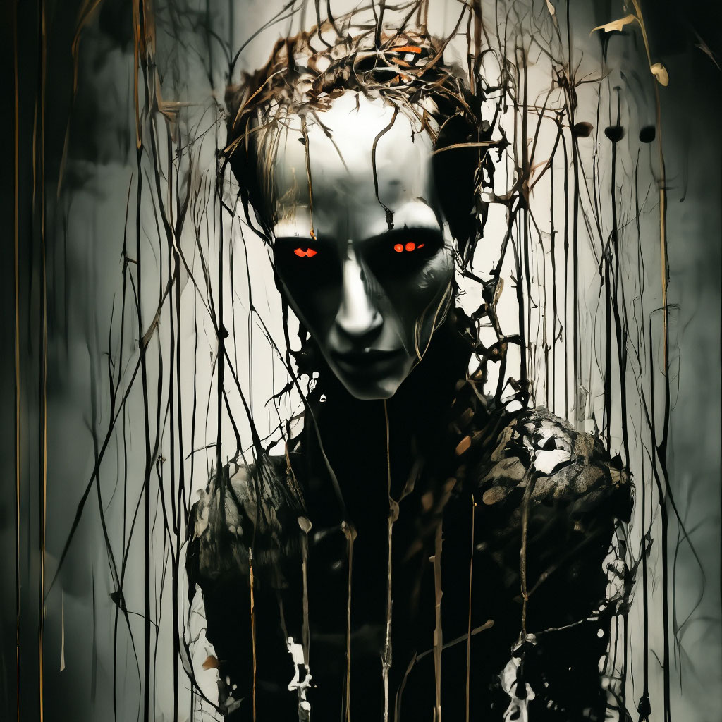 "Puppet, modern art, dark art, high resolution, vector illustration ...
