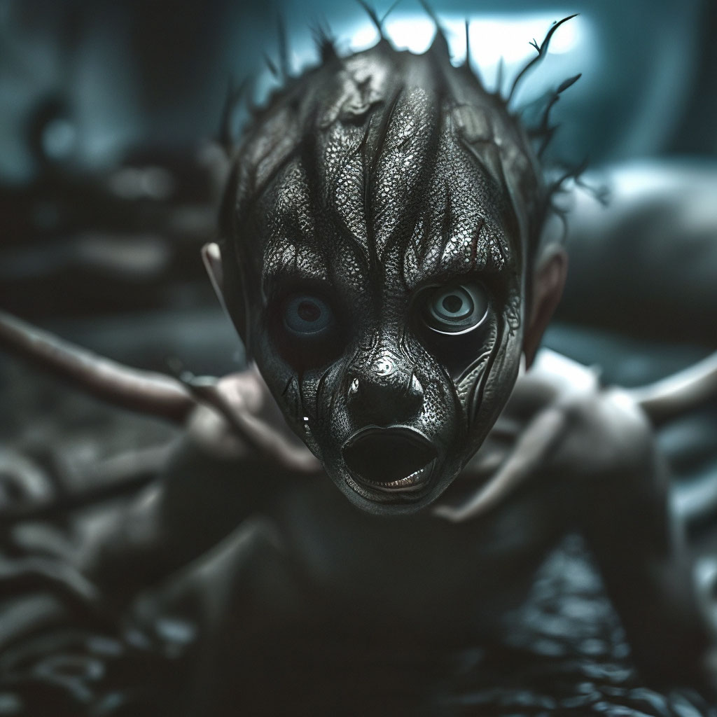 "Childhood nightmares, horror of the subconscious, memories of hell ...