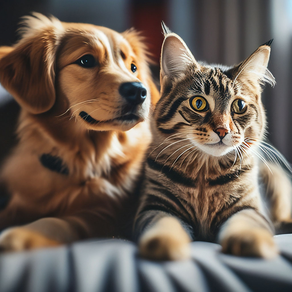 "Cat dog, aesthetically pleasing, professional photo, beautiful ...