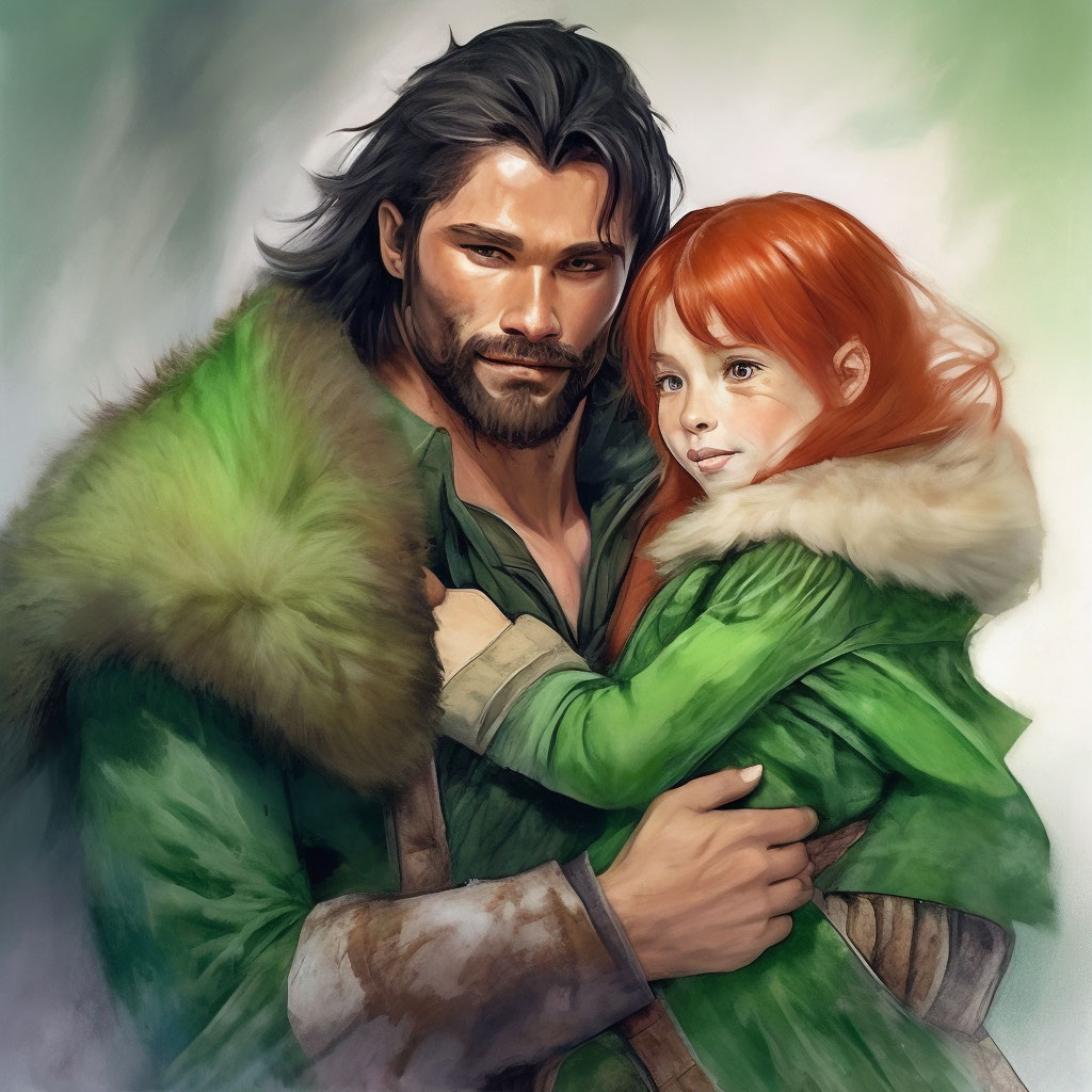 "Darkness and Kuzya fantasy art, nevr broad-shouldered, tall stocky man ...