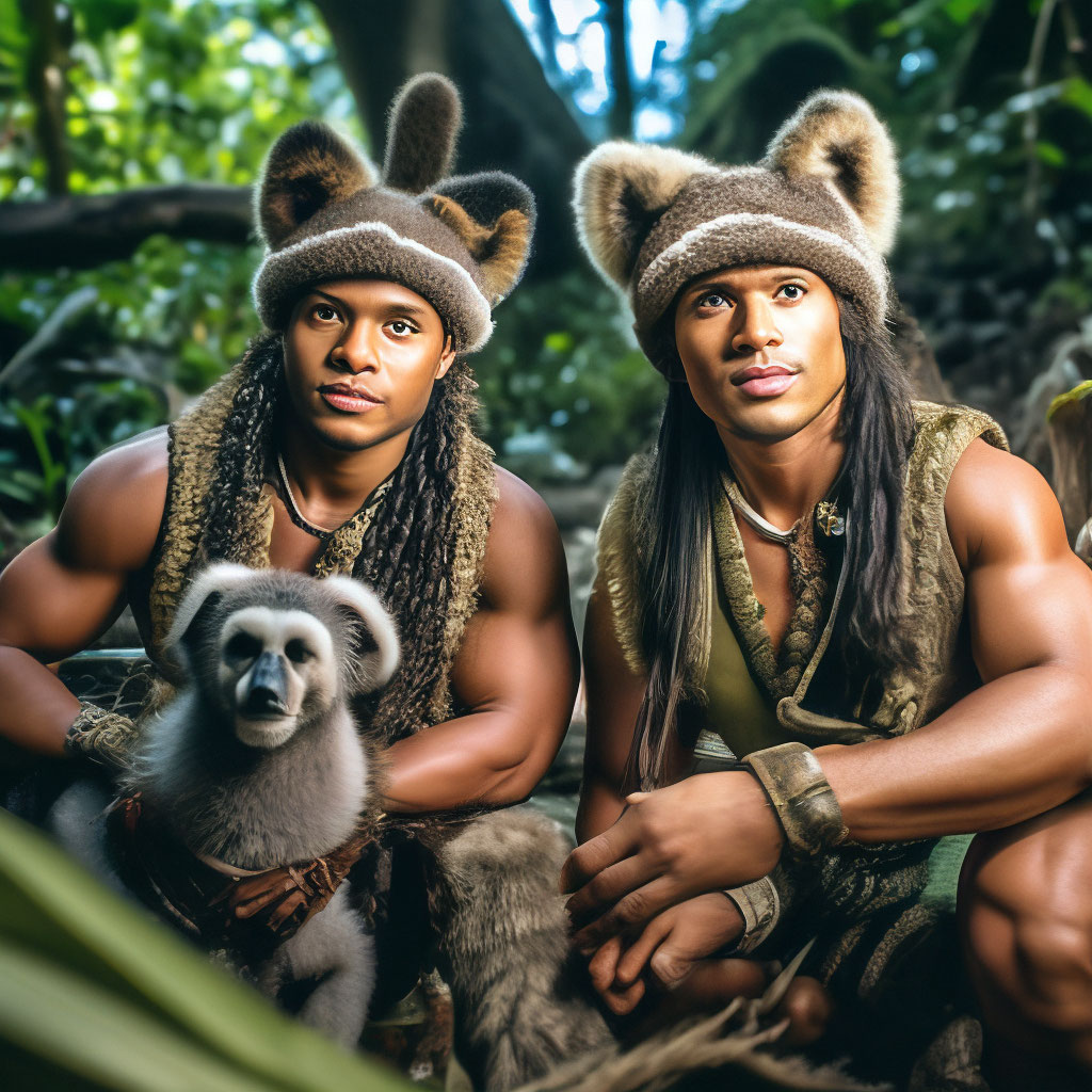 "Meni, Sid and Diego in the wild, beautiful, realistic, professional ...