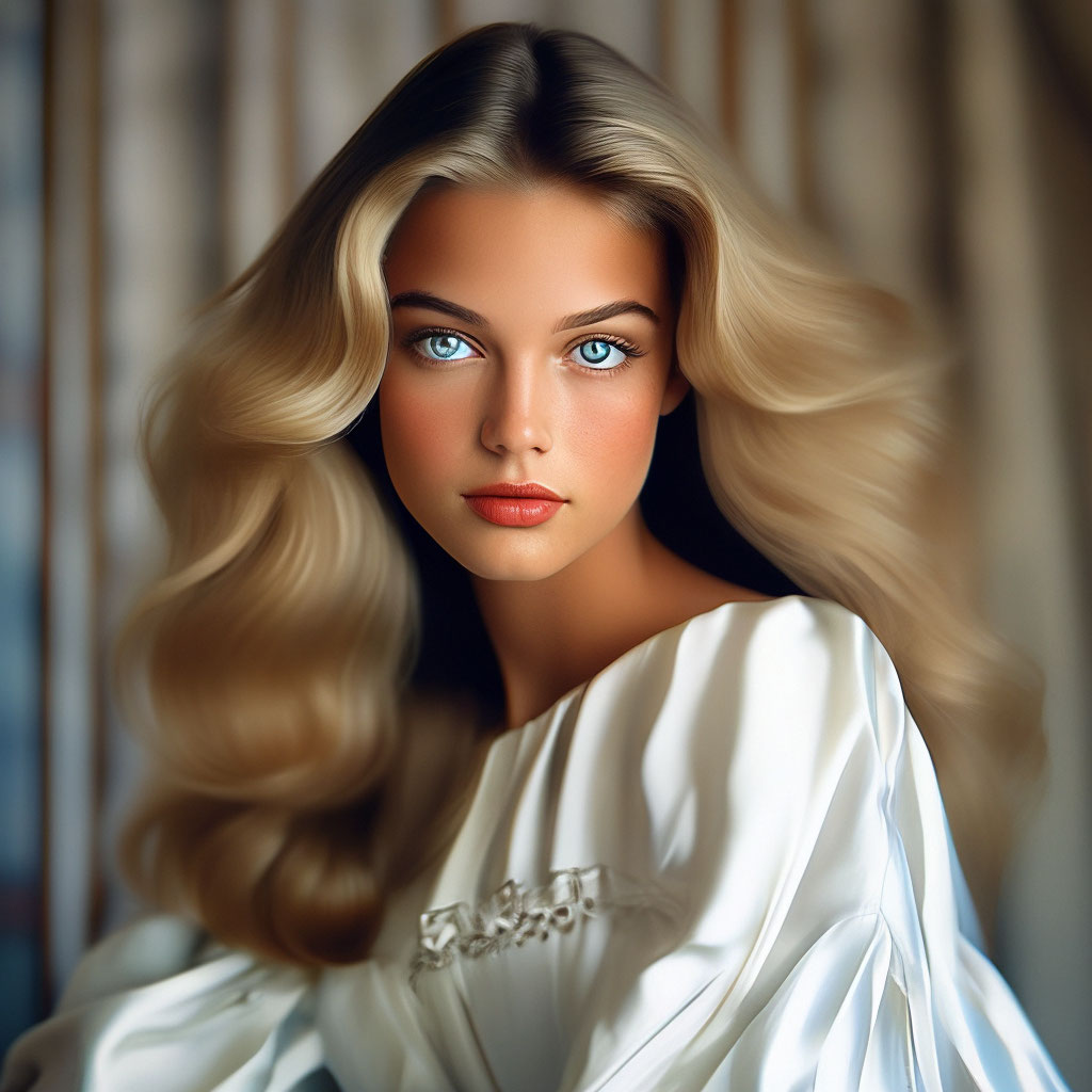 "Young and beautiful big-eyed model,vogue magazine cover photo, model ...