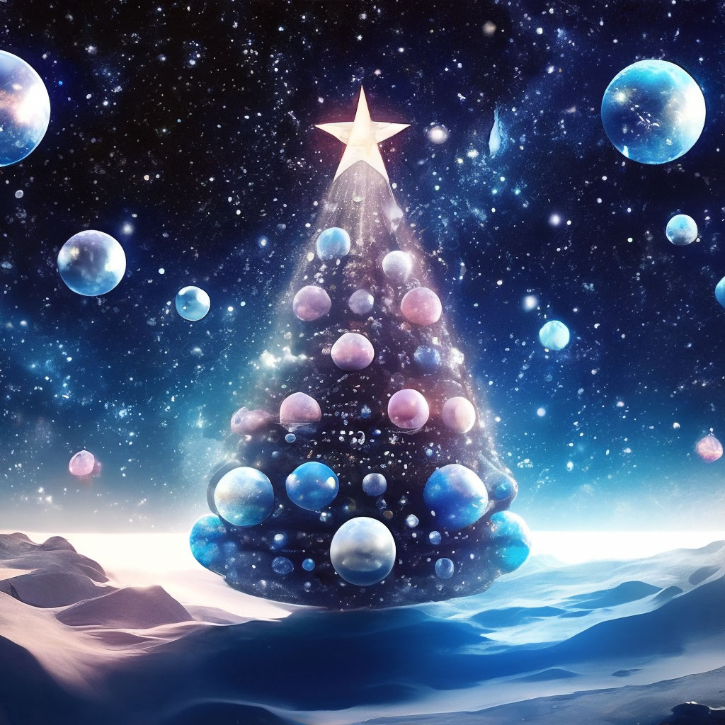 "The constellation effect. A Christmas tree in space. epic, fabulous ...