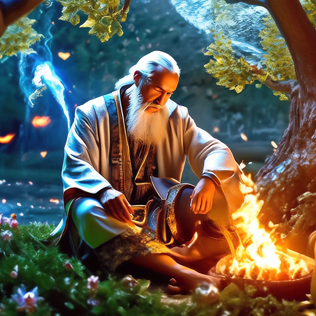 Good doctor Aibolit he is sitting under a tree, Come to him for ...