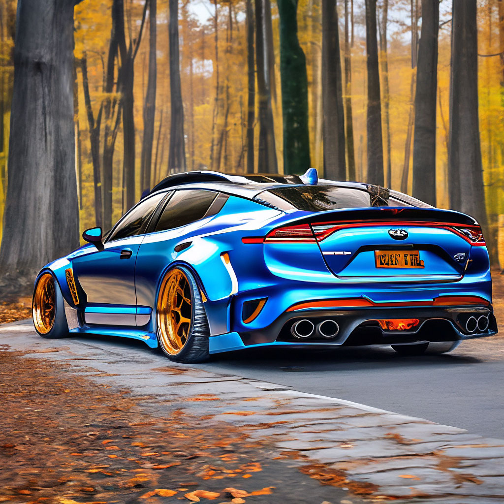 "Kia Stinger WidebodyKit Cyberpunk Tuning V12 Fleetwood Long Wheelbase ...