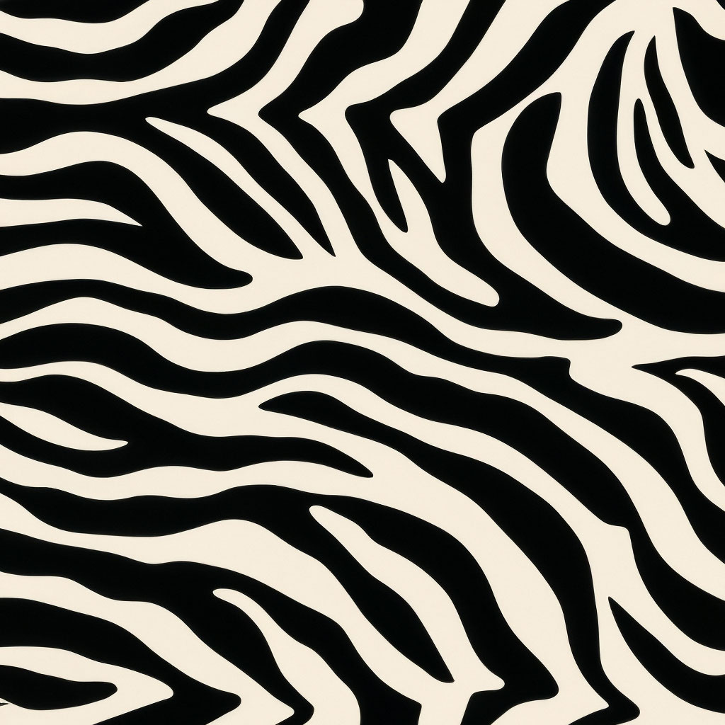 "Seamless minimalist zebra skin pattern the strips form human face ...