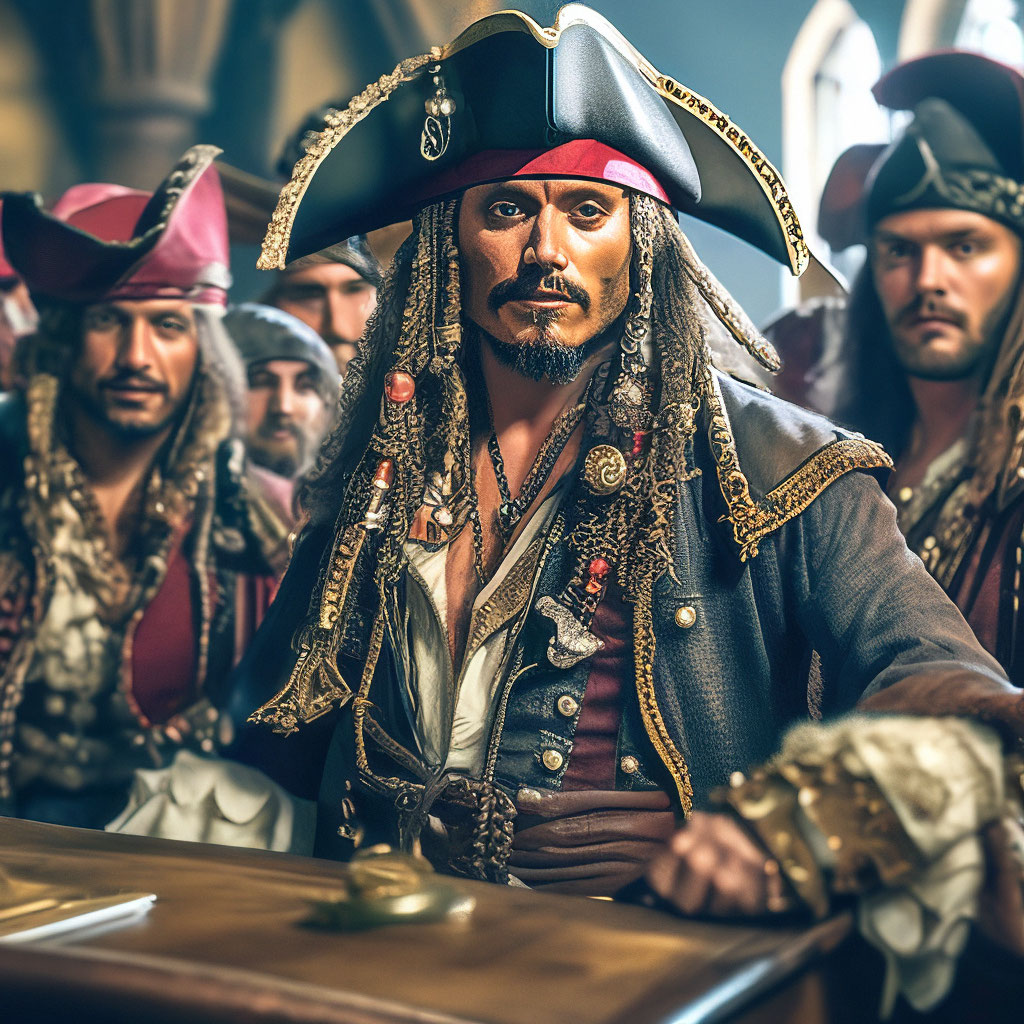 "💥💥💥💥 Jack Sparrow in the tavern is recruiting a team of brave pirates ...
