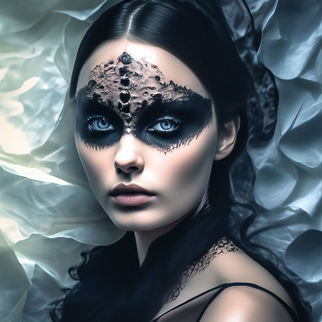 "🖤 Dark Magic bright eyes in the taste of the Marquis de Sade demon ...