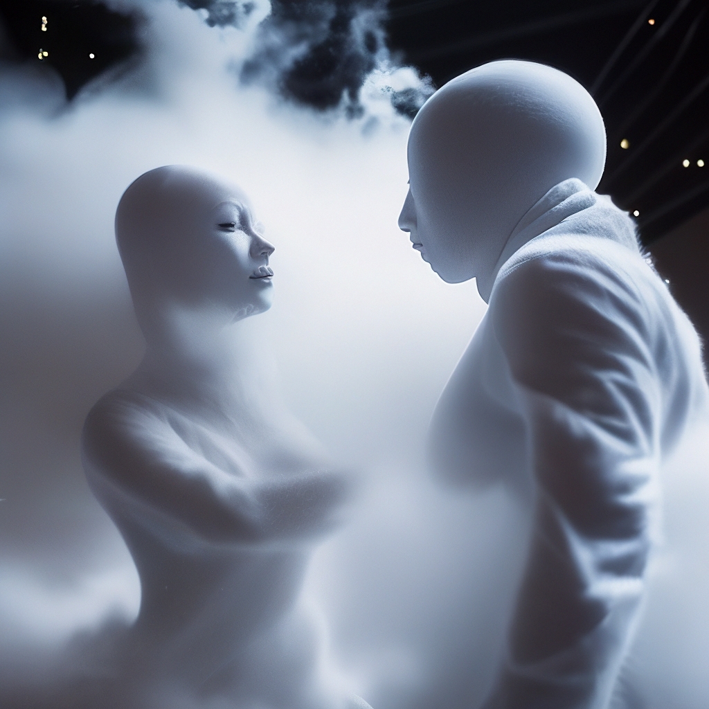 "Celestial astral projection…" — image created in Shedevrum