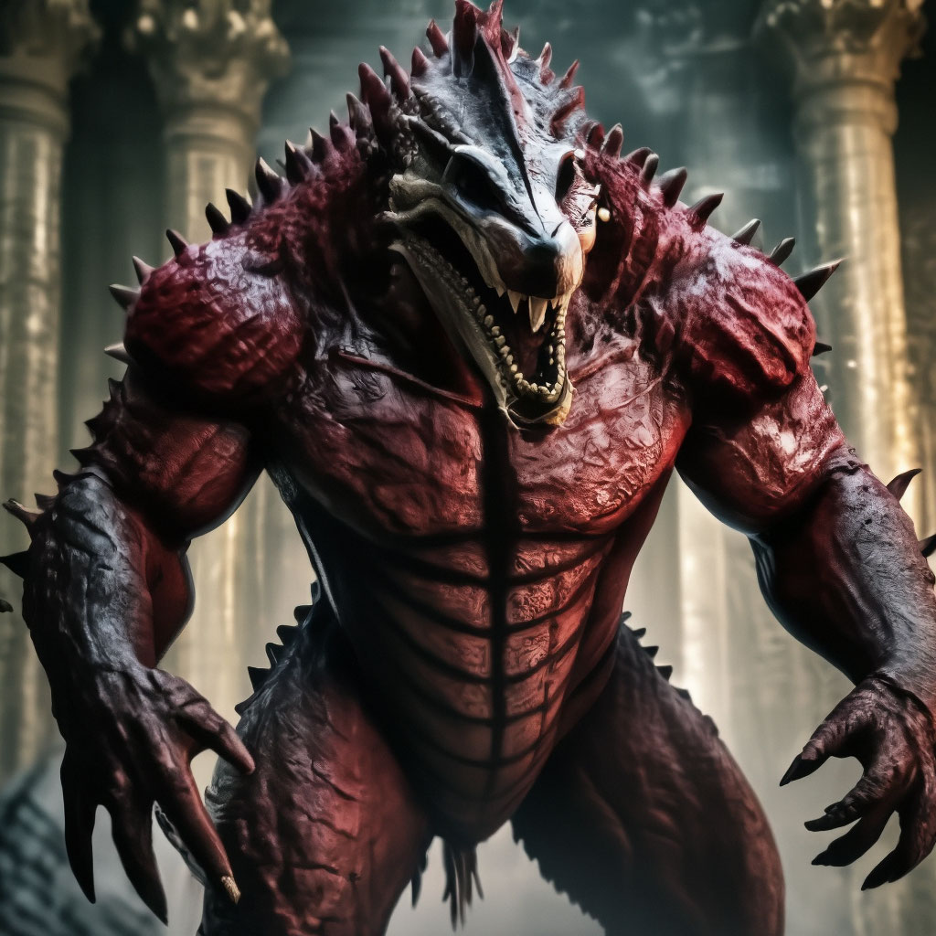 "Sinister Bloodthirsty Huge Terrifying Ancient Titan of Wrestling ...