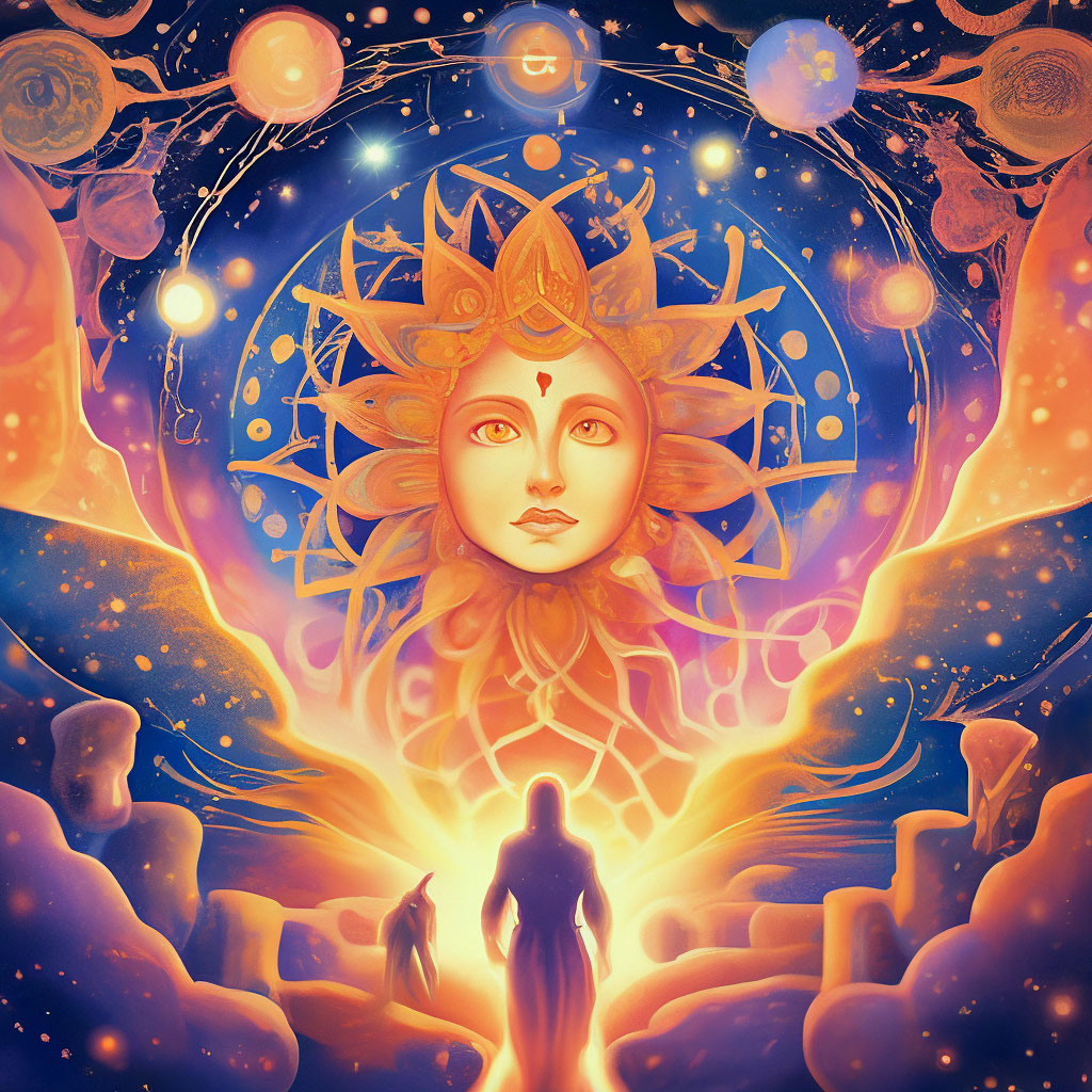 "The Cosmic Spirit began to observe how people explore the universe ...