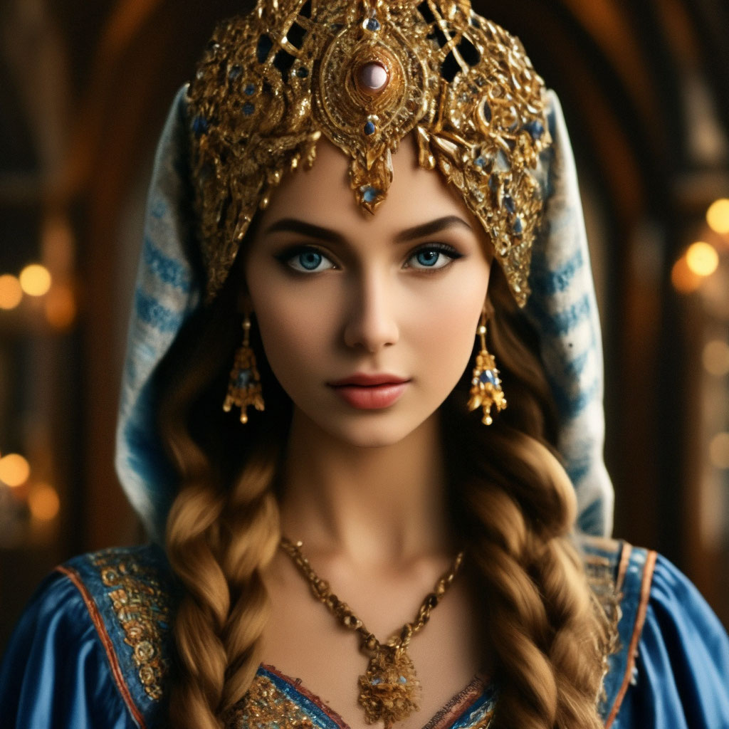 "Vasilisa the Beautiful is a character from Russian fairy tales in a ...