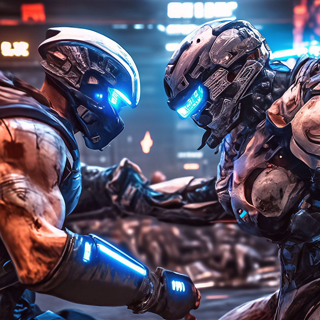 "Skynet, a brutal 1-on-1 sci-fi armed horror fighting game in the style ...