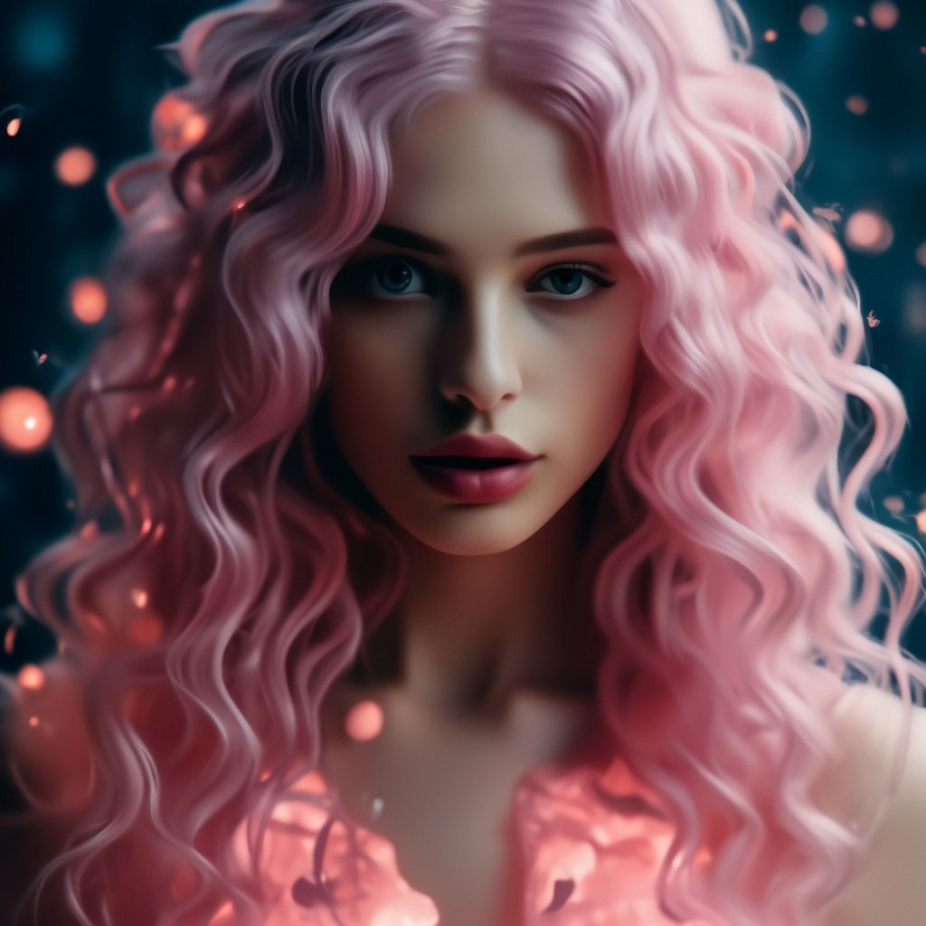 "Metamorphosis girl jelly,soft pink,berries,,fantasy,surrealism,unusual ...
