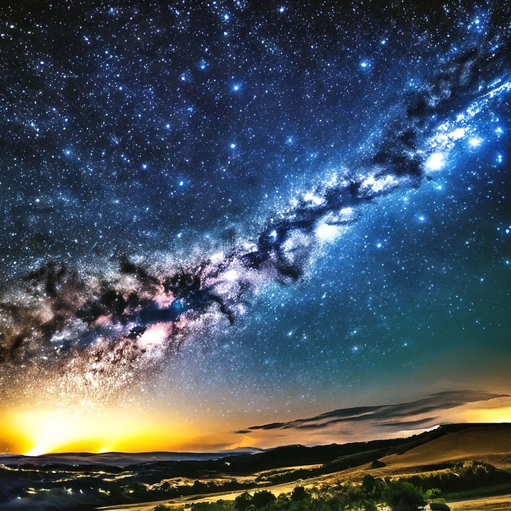 "Stars and constellations,1024k, ultra-realistic, high dynamic range ...