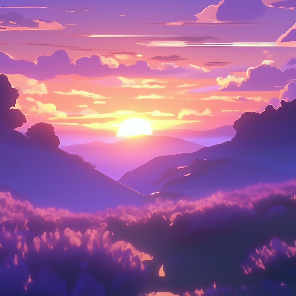 "Lilac dawn in the style of Lavender Dawn", where delicate shades of ...