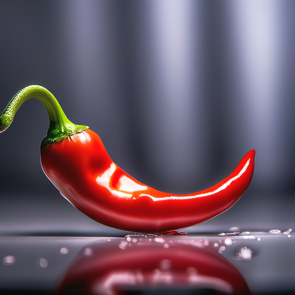 "Hot pepper, hyperrealism, photogenicity, bright lighting, professional ...