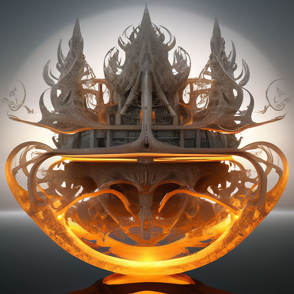 "Everything is in a sphere,a castle on an island,made of small spirals ...