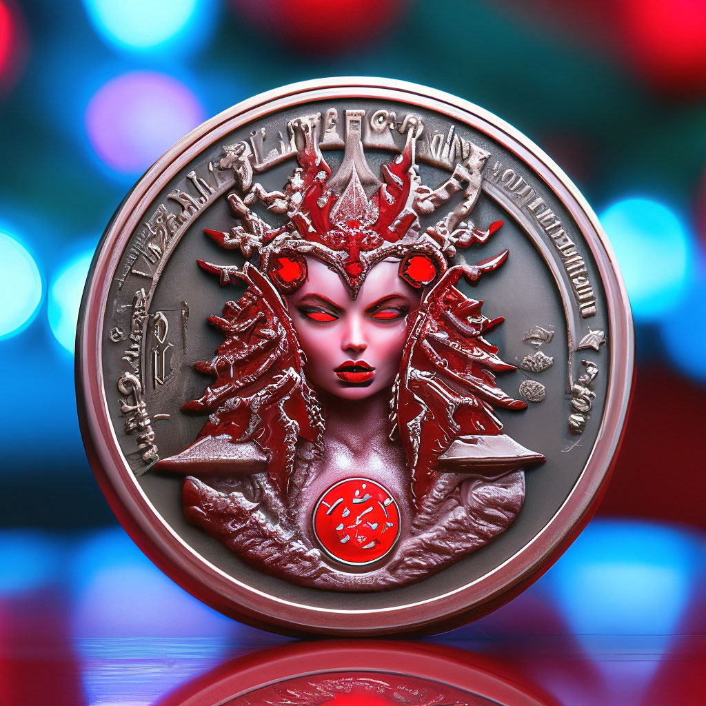 "Remlena is an epic Collectible cyberpunk coin in the cyberpunk style ...