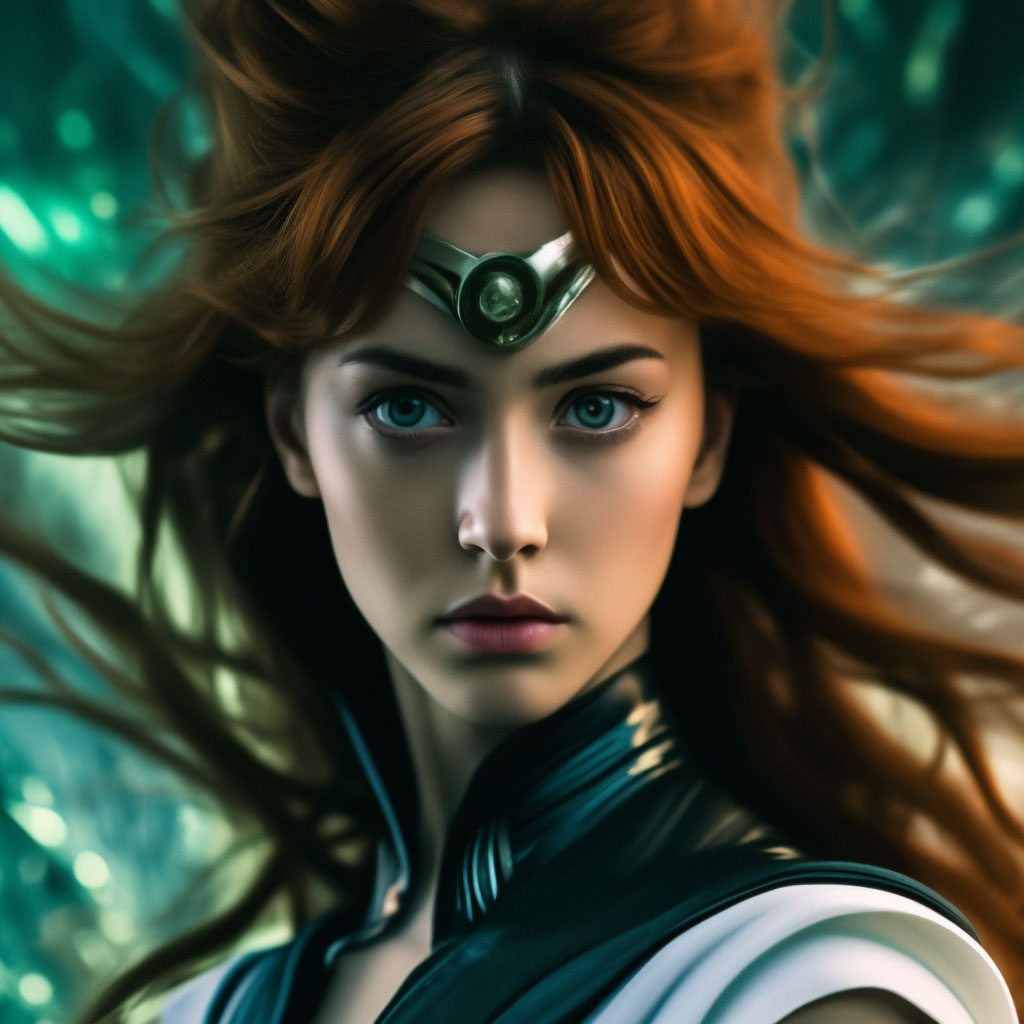 "Sailor Jupiter of Dark Matter Realism Futoristic Fantasy Chaos Horror ...