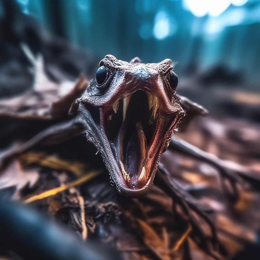 "Isotropy, mimicry, disguise, crooked fangs, furious look, rags on the ...