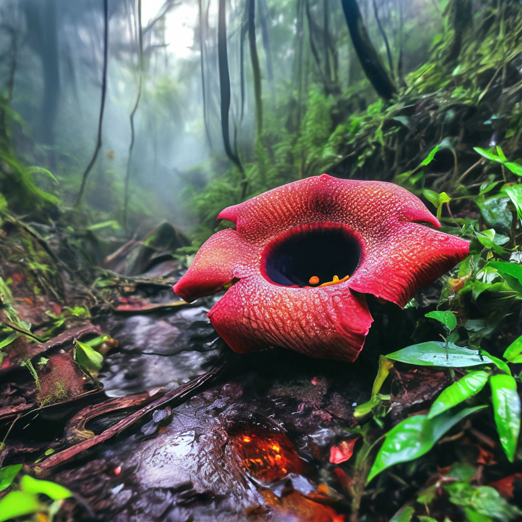 "Arnold's Rafflesia in the forest ,pixel shooting 200 MP ,beautiful ...
