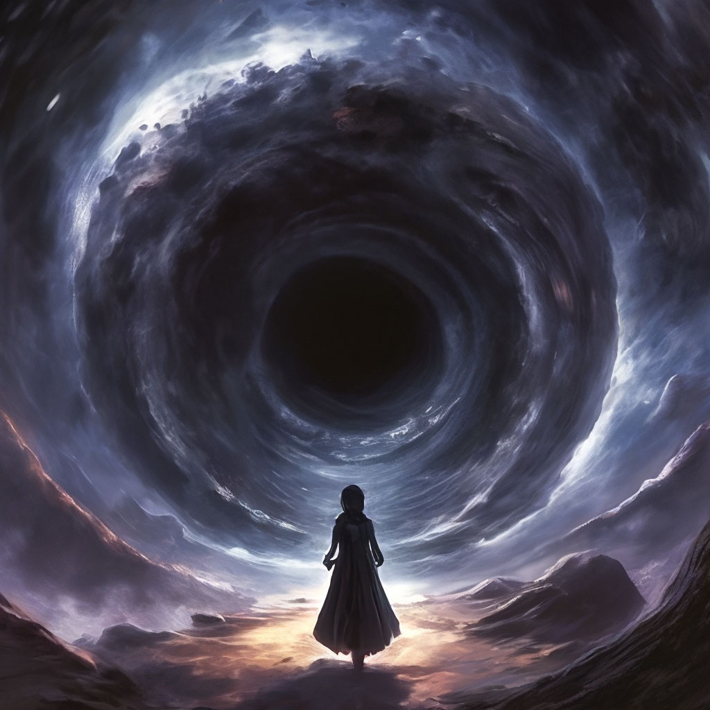 "A black hole that absorbs everything in its path. She leaves emptiness ...