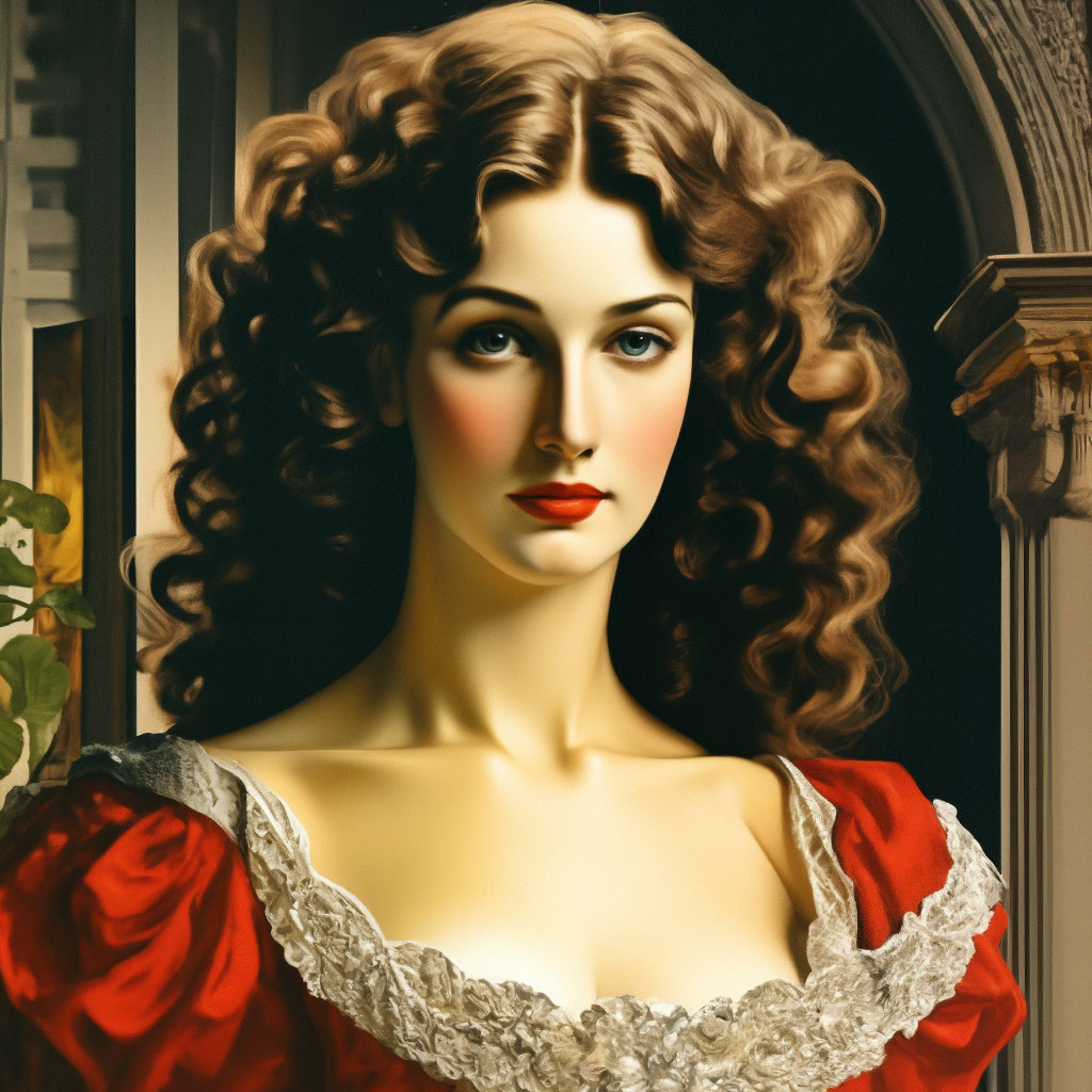 "Her bust, realistic, high quality, aesthetics of splendor" — image ...