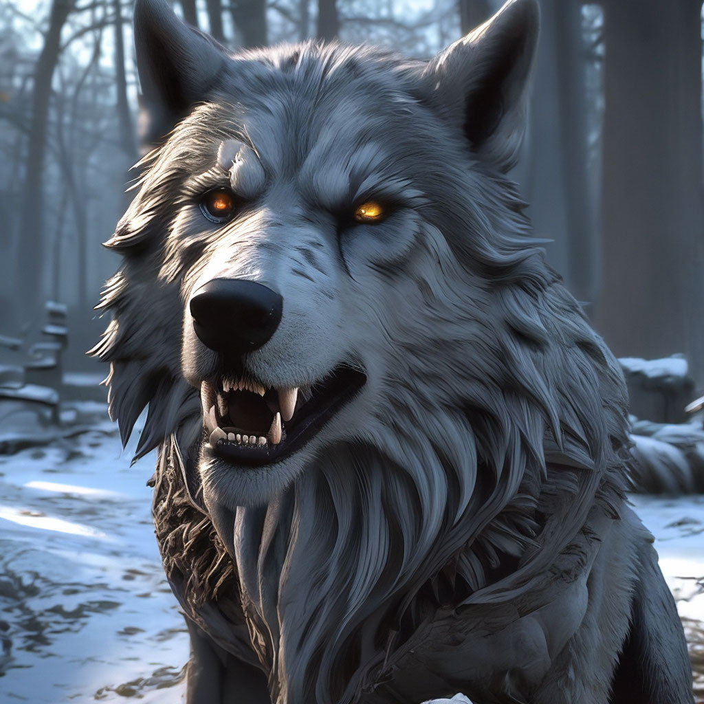 "Count Dracula's Wolf from Pennsylvania,1045K pro,3D,Realistic,High ...