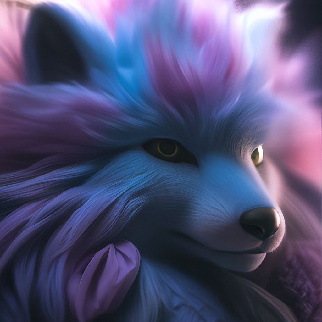 "Furry creature, soft lighting, high detail, high resolution, close-up ...