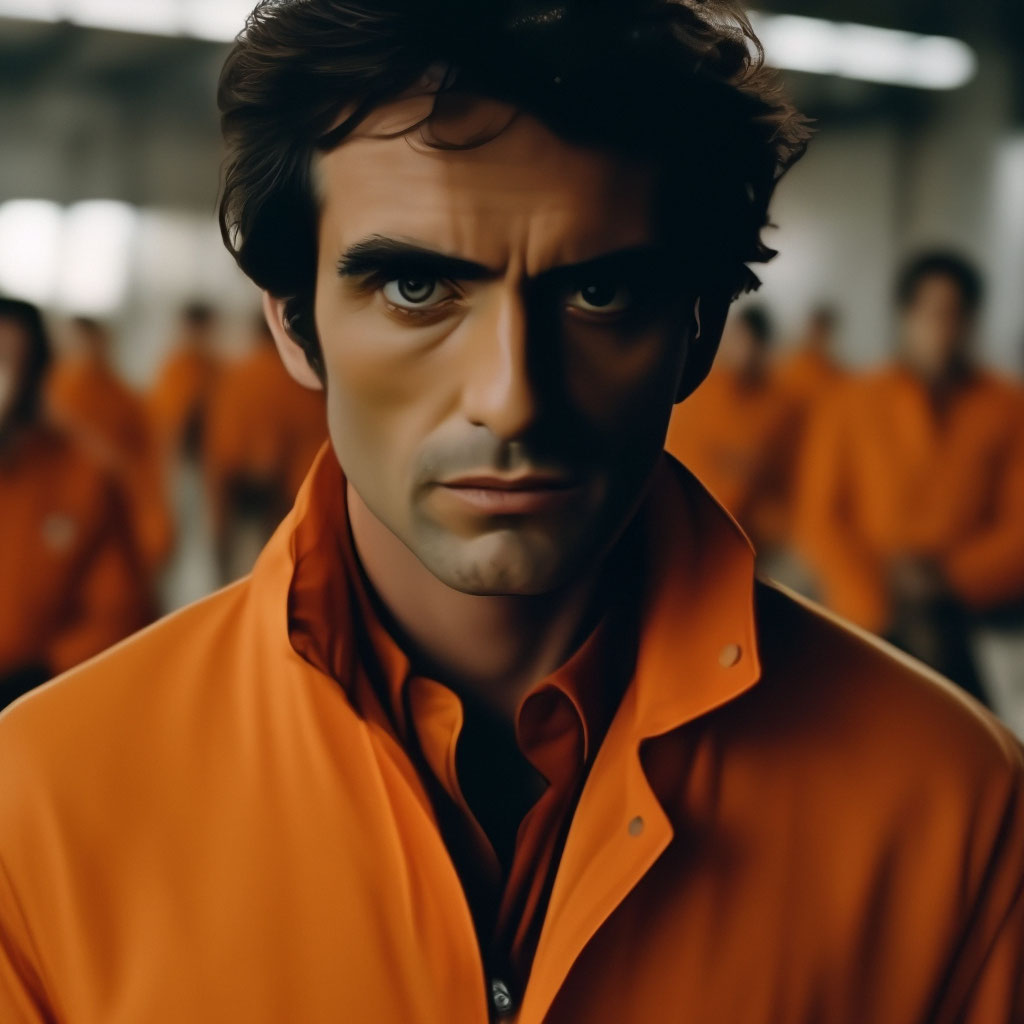 "Orange pasolini" — image created in Shedevrum