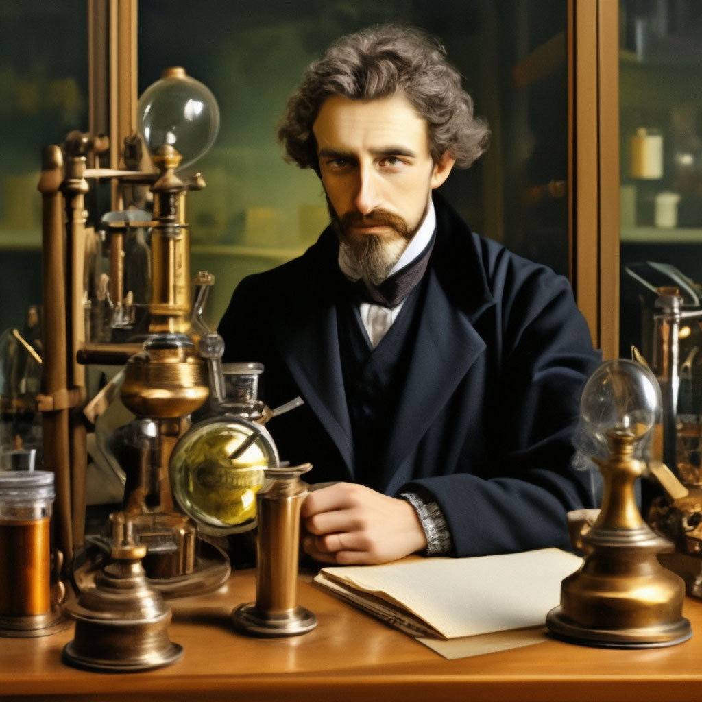 "A scientist physicist of the 19th century. instrumentation ...