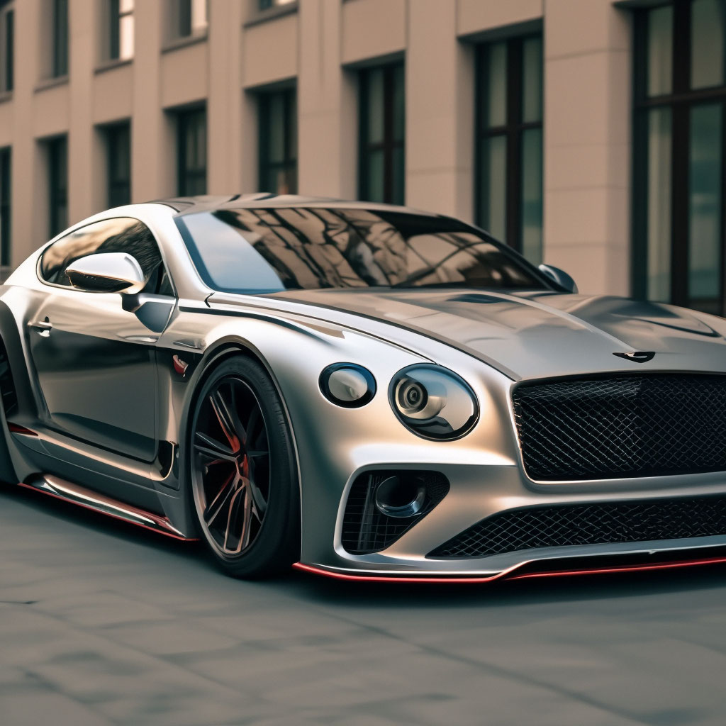 "Bentley Continental GT tuning. , beautiful, realistic, close-up ...