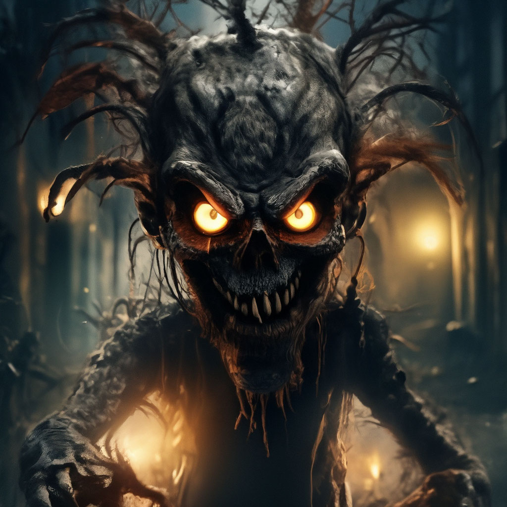 "Ba-ba-ba-babaika Don't scare the kids!" — image created in Shedevrum