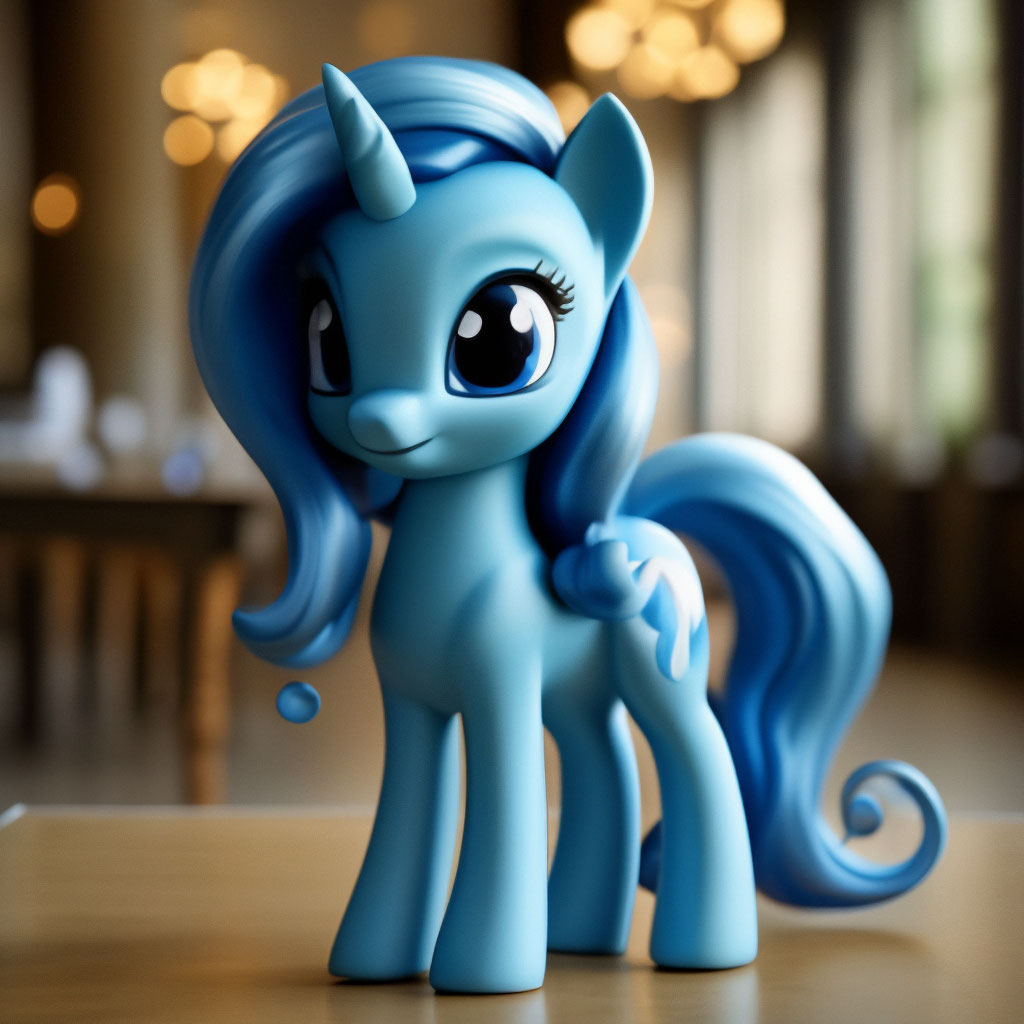 "Pony Minuette from My Little Pony" — image created in Shedevrum