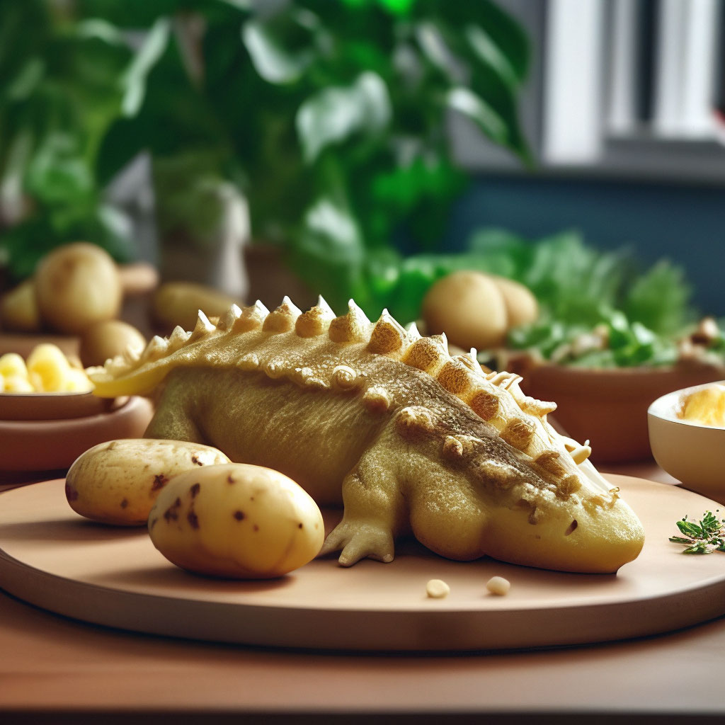 "Series: Genetic Engineering 2. Genotofel Crocodile-flavored potatoes ...