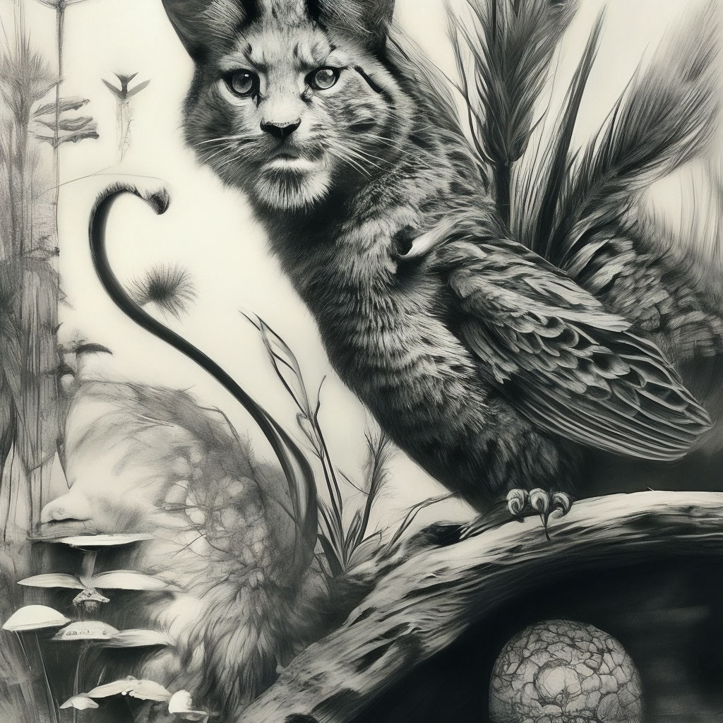 "Vasyal Koshatnaya "Nonsense zoology" until 1880 in the style of Edward ...