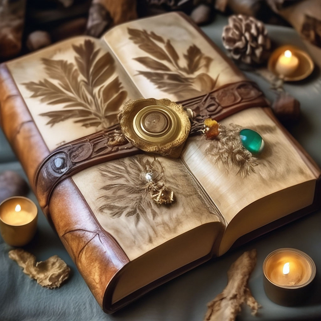"Ancient Slavic old book ,many pages of birch bark ,Slavic writing,the ...