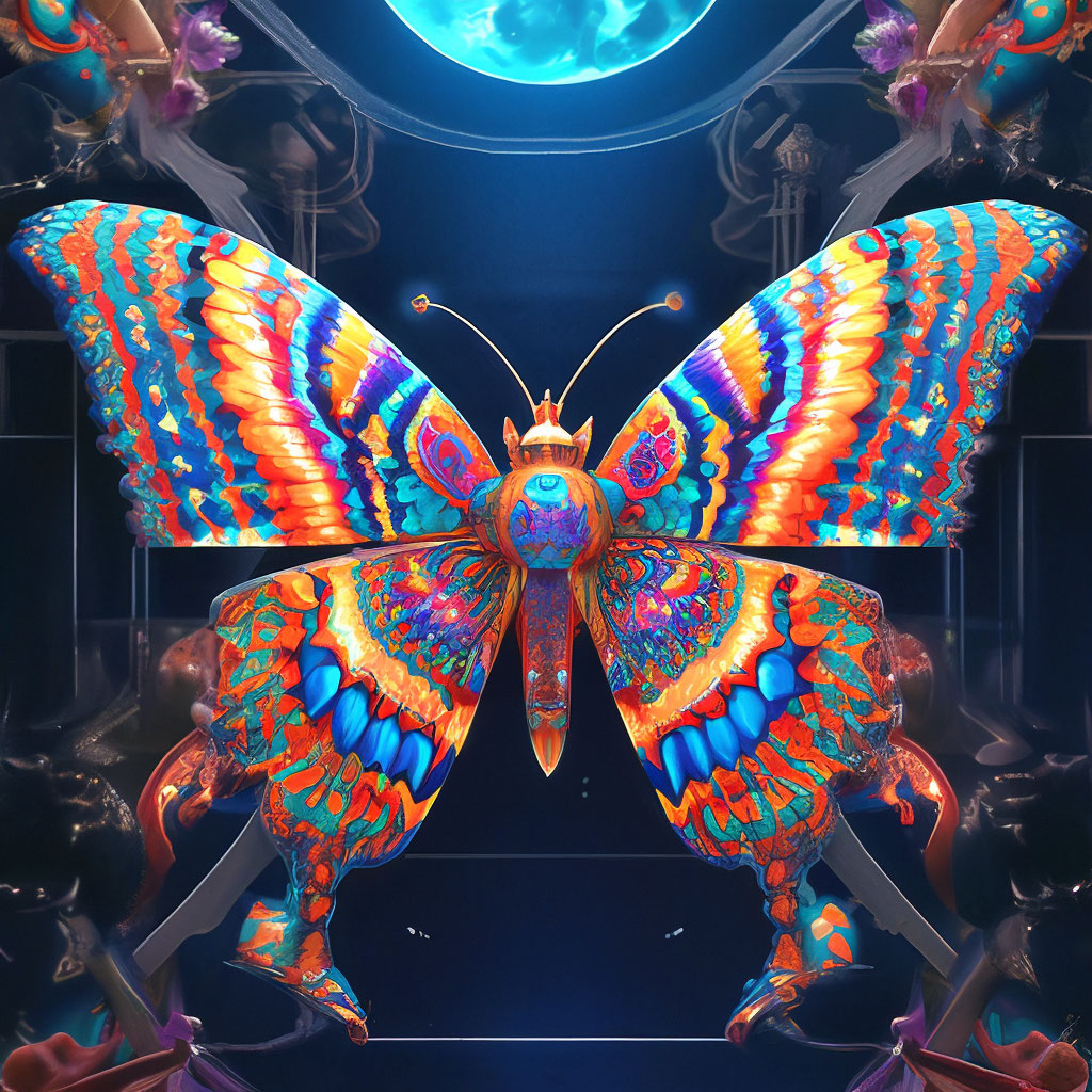 "🔻💢 🔺 striped magical transparent Aztec butterfly neurotatuations ...