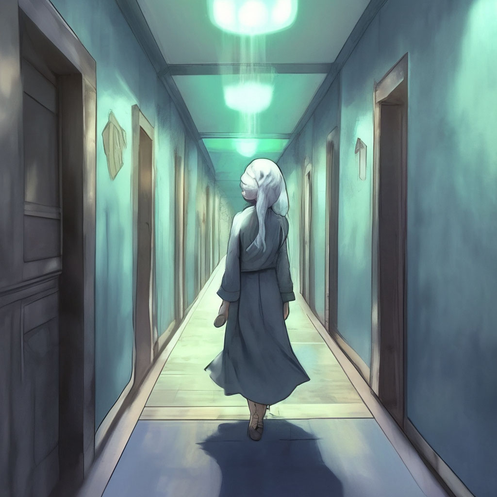 "Seriously?! She's gone... The ghost of Suzy, gray hair, leaves ...