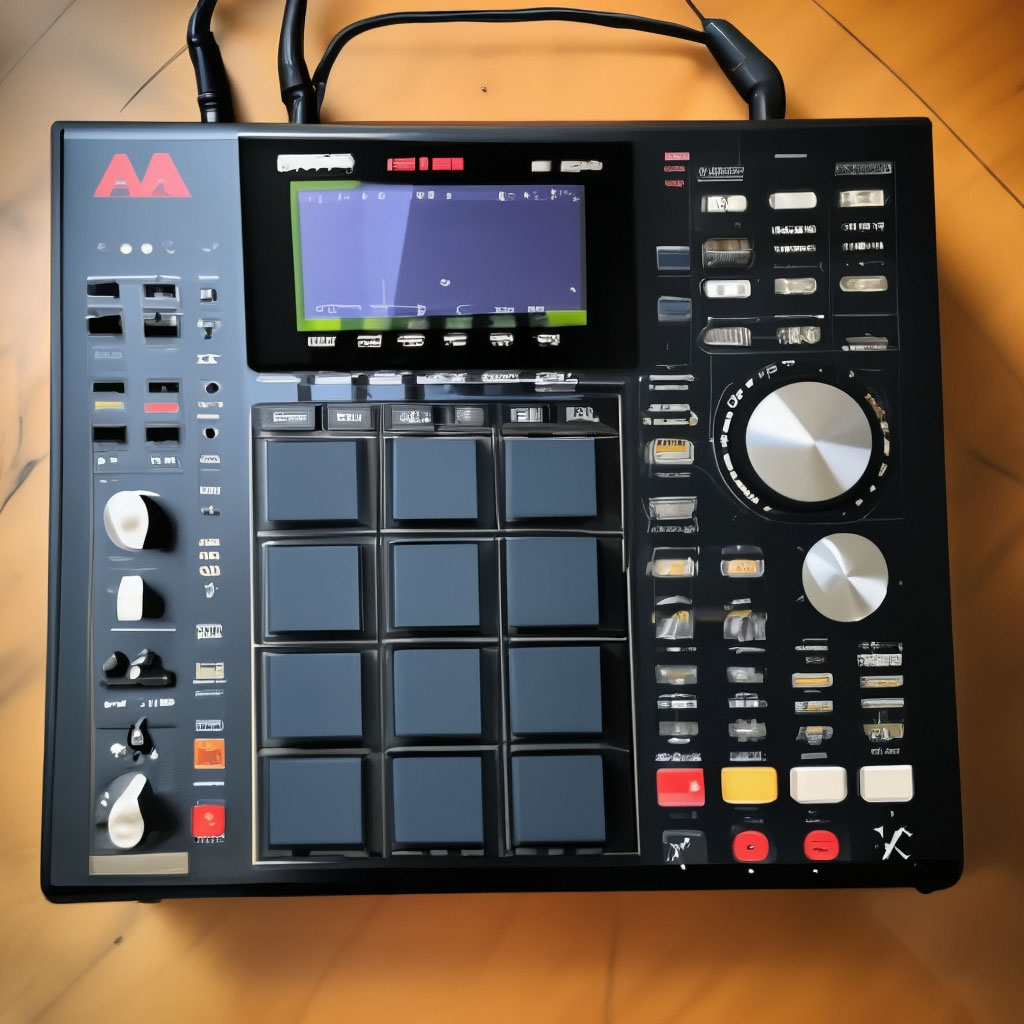 "Akai mpc 1000 special edition" — image created in Shedevrum