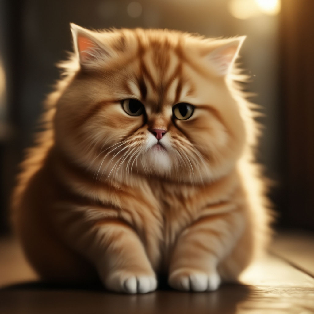 "Don't make the cat cry 😭 Sad, fat cat, very cute and fluffy, crying ...