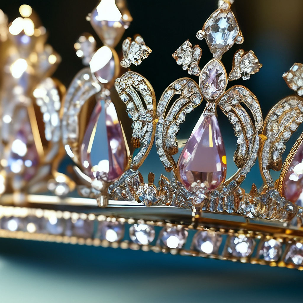 "Maria stewart tiara, detail, high quality , 4k, high resolution ...