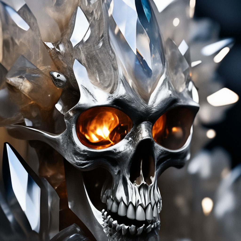 "Full-length abstraction of the crystal supreme bone vampire created ...